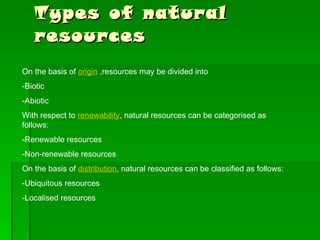 Natural resources | PPT | Indoor Environmental Quality | Home & Garden