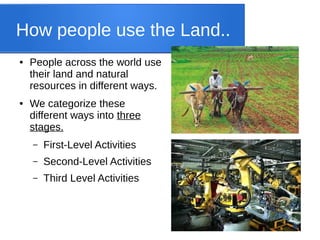 Natural resources | ODP | Agriculture | Industries