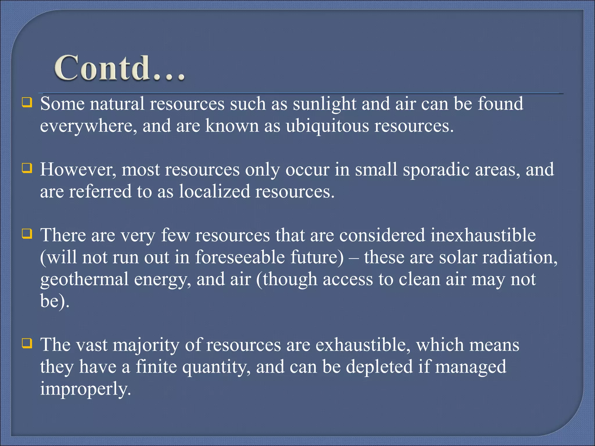 Natural resources | PPT
