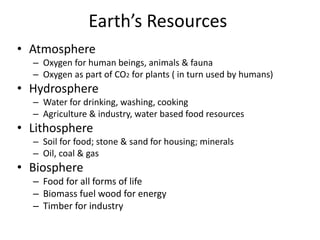 Natural resources | PPTX