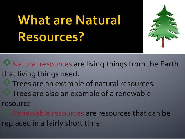 Natural resources