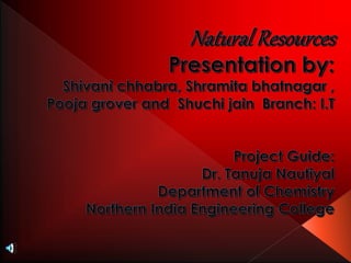 Natural resources | PPTX