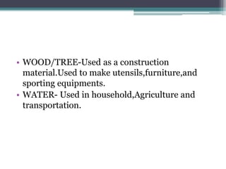 Natural resources & | PPT