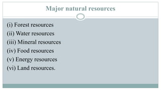 Natural resources | PPT