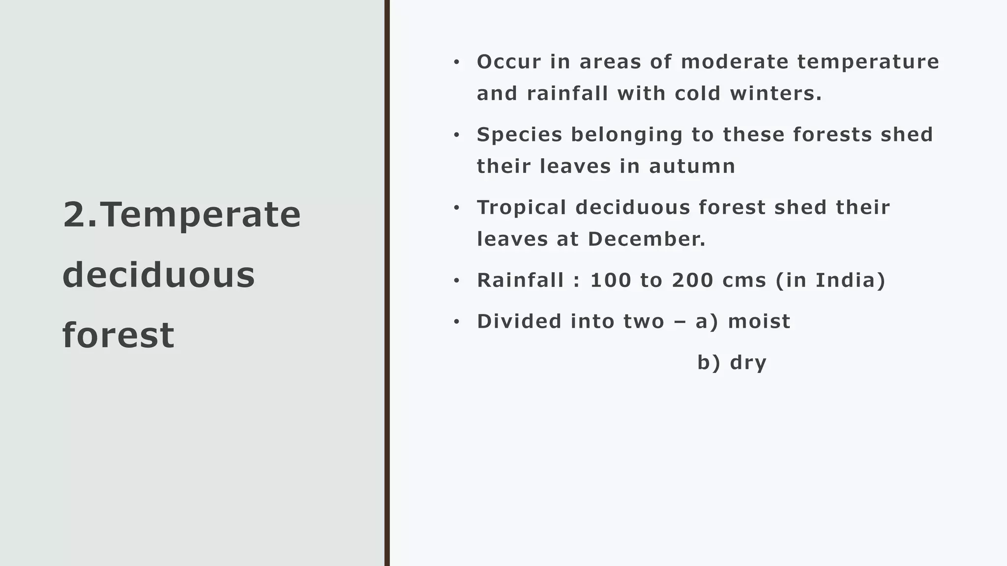 Natural resources - Environmental studies- Forest Resources-Types of Forests- Uses of forests | PPTX
