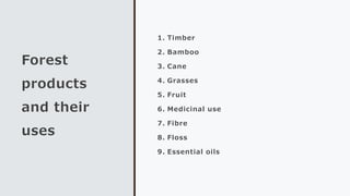 Natural resources - Environmental studies- Forest Resources-Types of ...