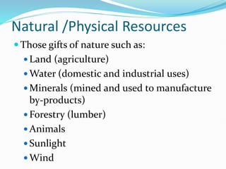 Natural Resources Social Studies Form 4 c | PDF