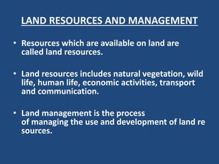 Natural Resources and Conservation | PPTX