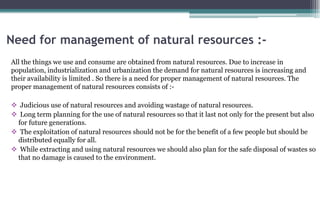 Natural resources and problems | PPTX | Agriculture | Industries
