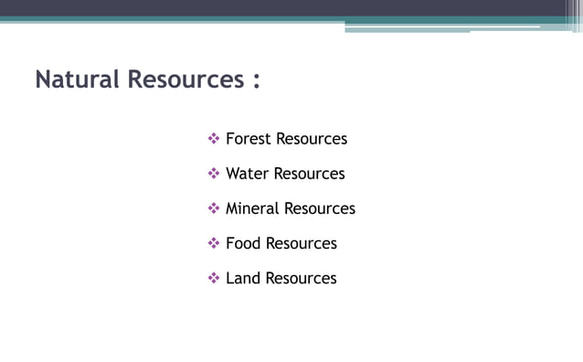 Natural resources and problems | PPTX | Agriculture | Industries