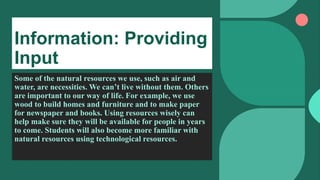 Natural resources and technology | PPTX