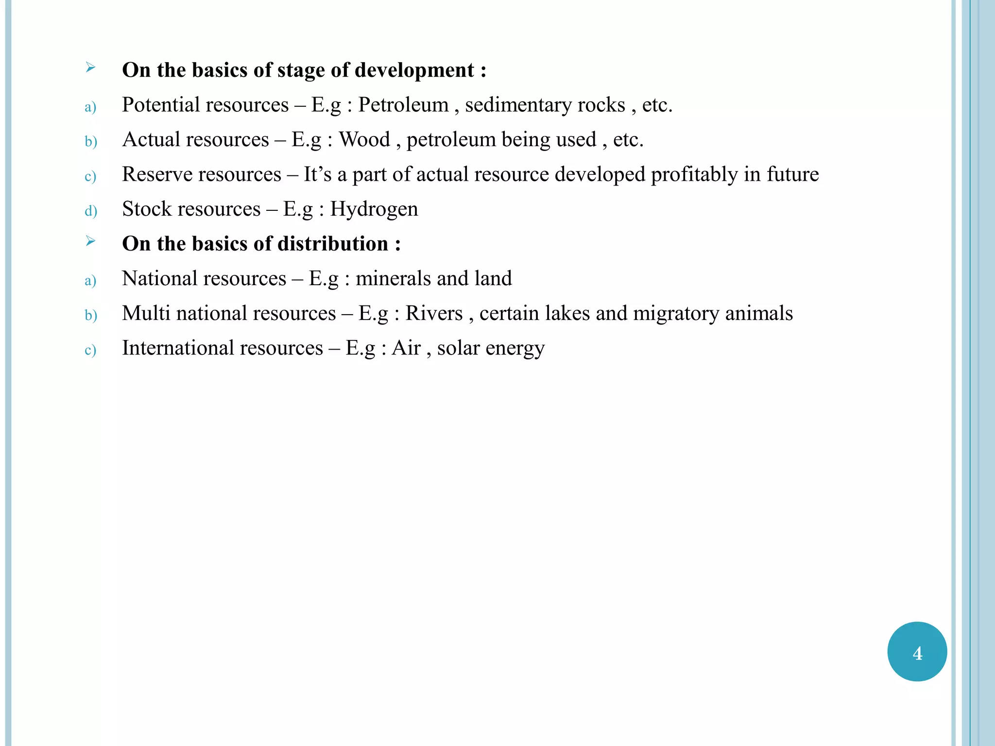 Natural resources and types of natural resources | PPT