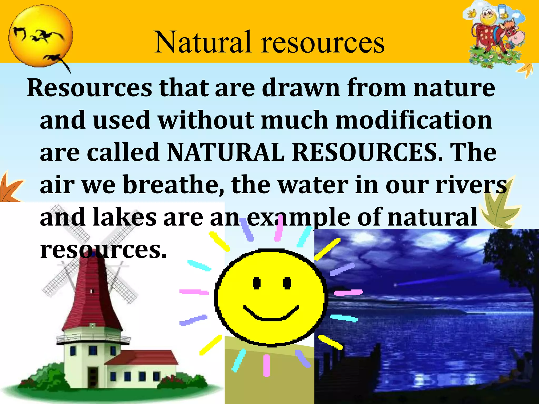 Natural resource animated ppt | PPTX