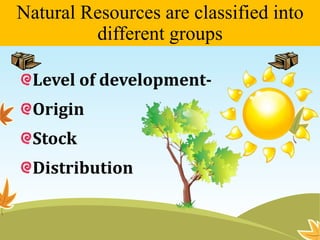 Natural resource animated ppt | PPTX