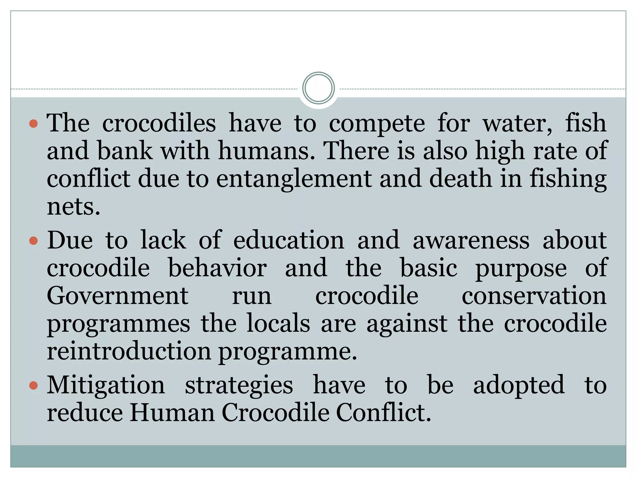 Natural resources conservation and human wildlife conflict | PPT