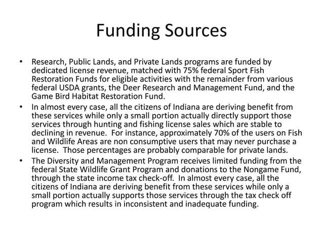 Indiana DNR Natural Resources Conservation Programs - Sustainable ...