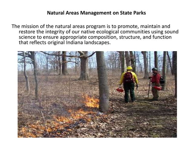 Indiana DNR Natural Resources Conservation Programs - Sustainable ...