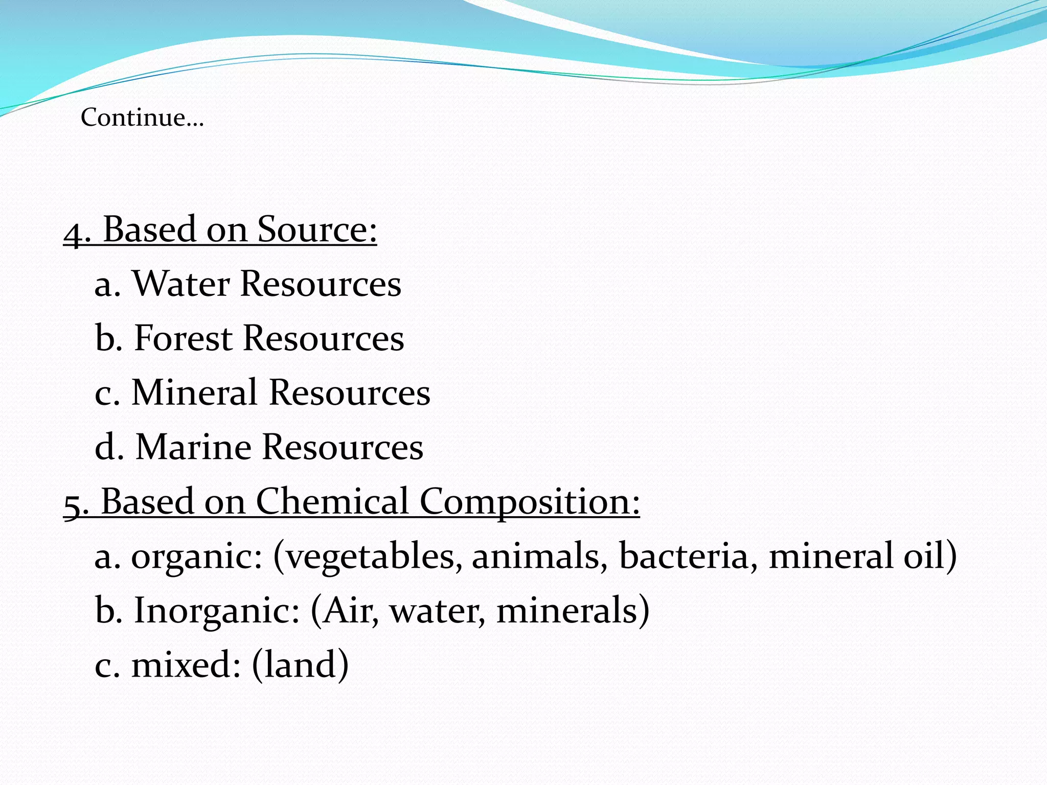Natural resources environmental studies chapter 2 | PDF