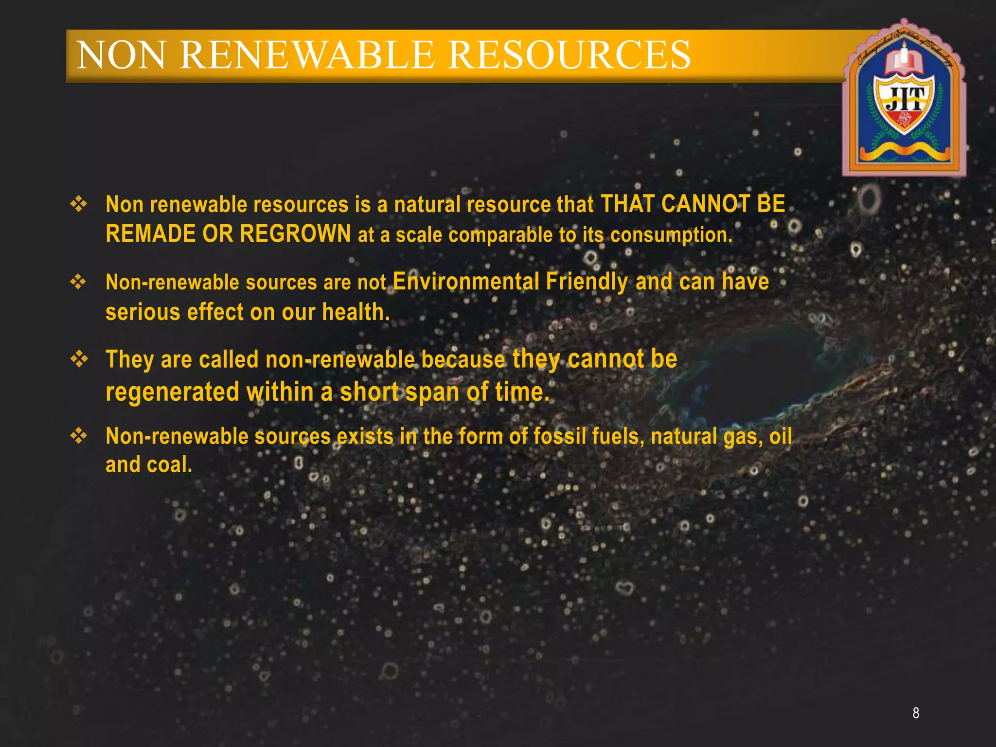 Natural resources types and its uses. | PPTX | Geology | Science