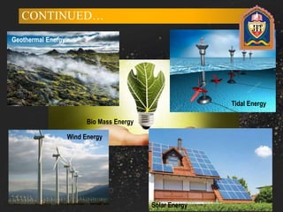 Natural resources types and its uses. | PPTX