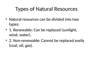 Natural_Resources_for_Grade_3.pptx student | PPTX | Environment | Science