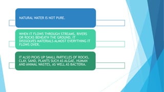 Natural resources of water | PPTX