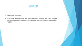 Natural resources of water | PPTX