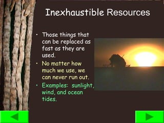 Natural resources ppt | PPT | Free Download