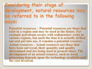 Natural resources ppt by piyush jain | PPTX