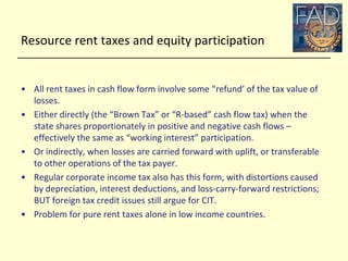Natural resource taxation, challenges in africa | PPT