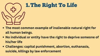 Presentation of Natural Rights in Modern Human Rights Theories | PDF