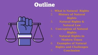 Presentation of Natural Rights in Modern Human Rights Theories | PDF
