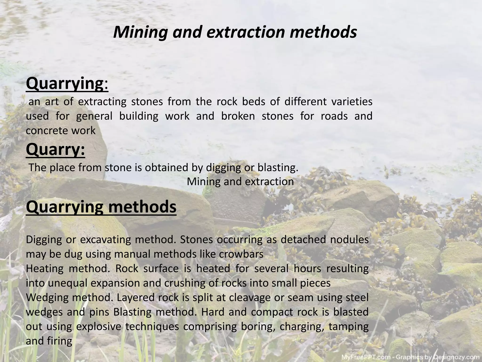 Natural rocks in Civil engineering | PDF