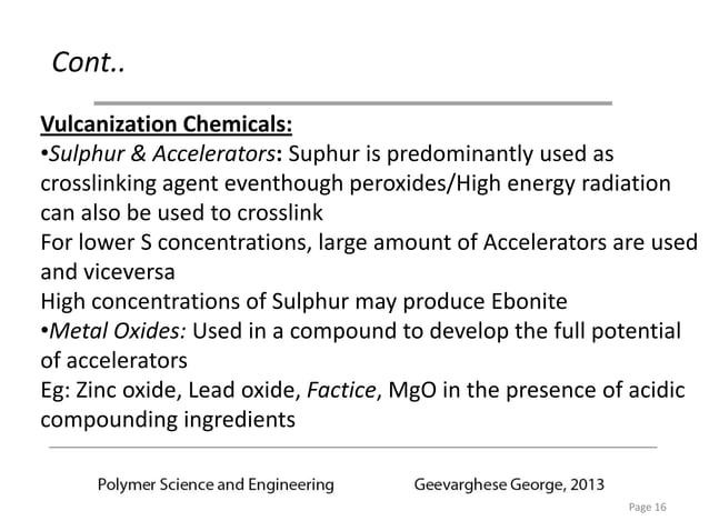 Natural Rubber - Sources, Coagulation & Processing of Coagulate ...