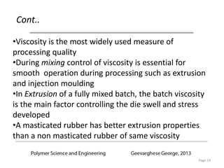 Natural Rubber - Sources, Coagulation & Processing of Coagulate ...