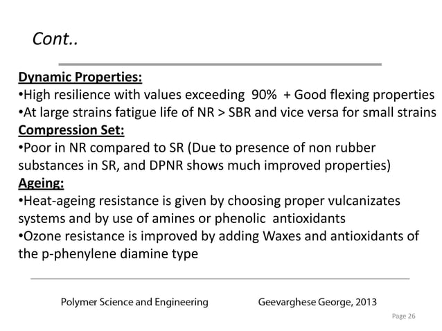 Natural Rubber - Sources, Coagulation & Processing of Coagulate ...