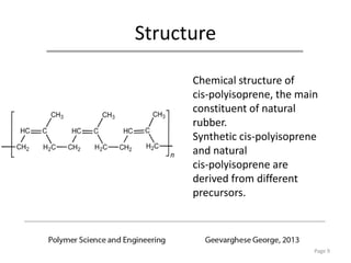 Natural Rubber - Sources, Coagulation & Processing of Coagulate ...
