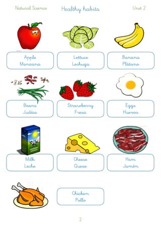 Natural science 1_unit_2_healthy_habits (1) | PDF