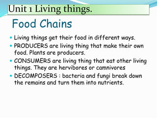 Natural science living things | PPTX