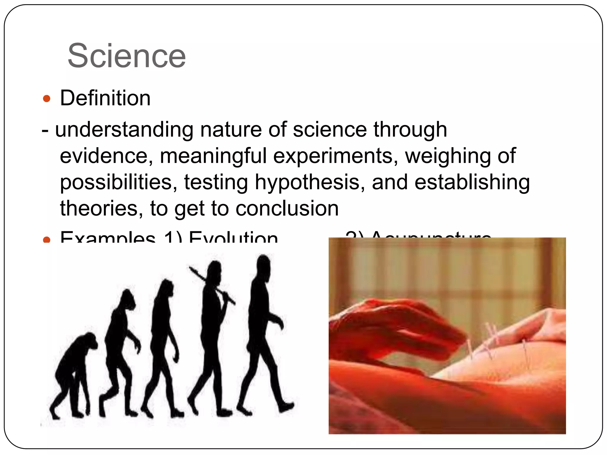 Natural science and pseudoscience | PPTX