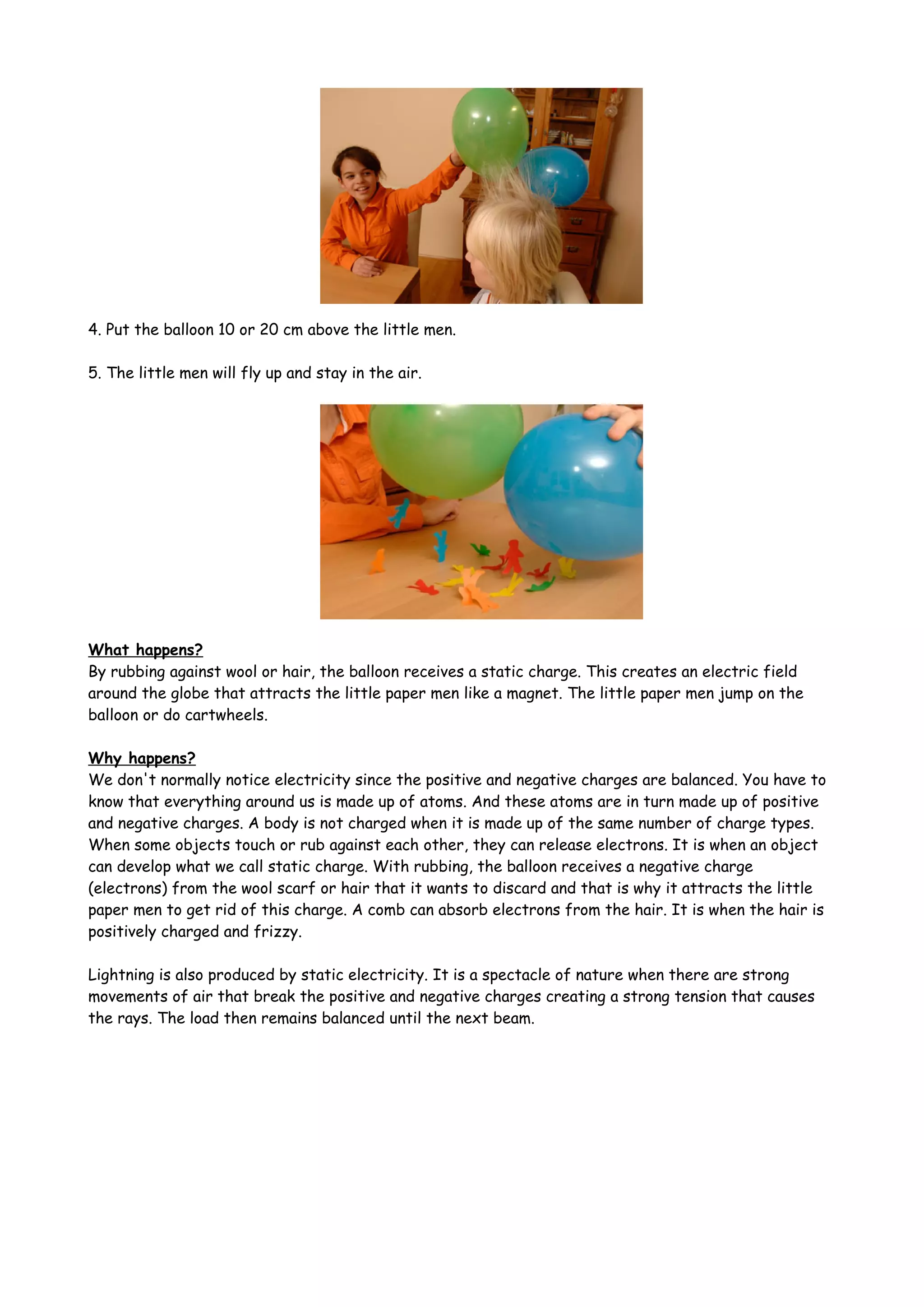 Natural science experiment 1 u9 | PDF