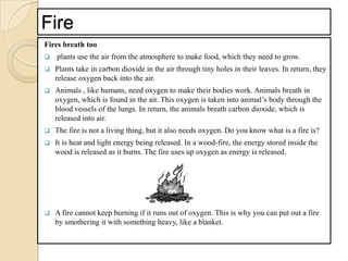 Natural science fire | PPT