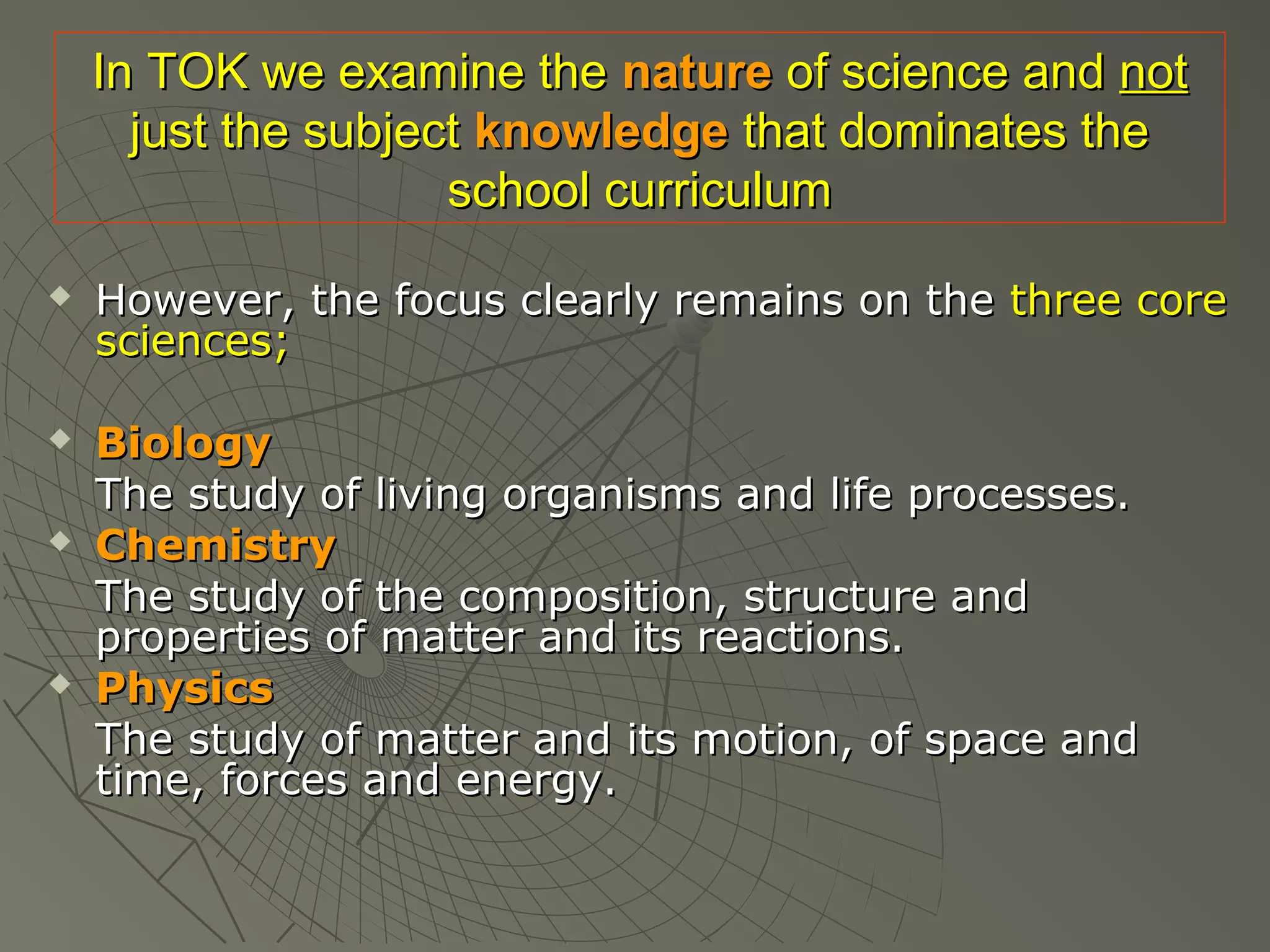 Natural sciences 2017 18 | PPT