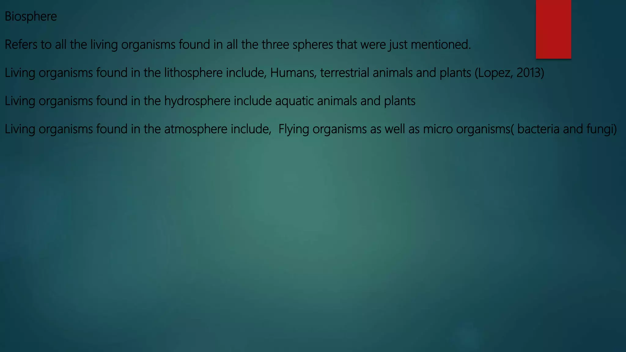 The Spheres of the earth | PPTX