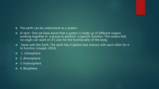The Spheres of the earth | PPTX