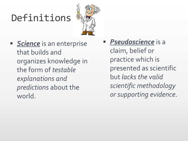 Natural Science versus Pseudoscience | PPTX