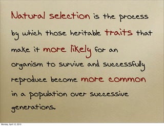 Natural Selection | PPT
