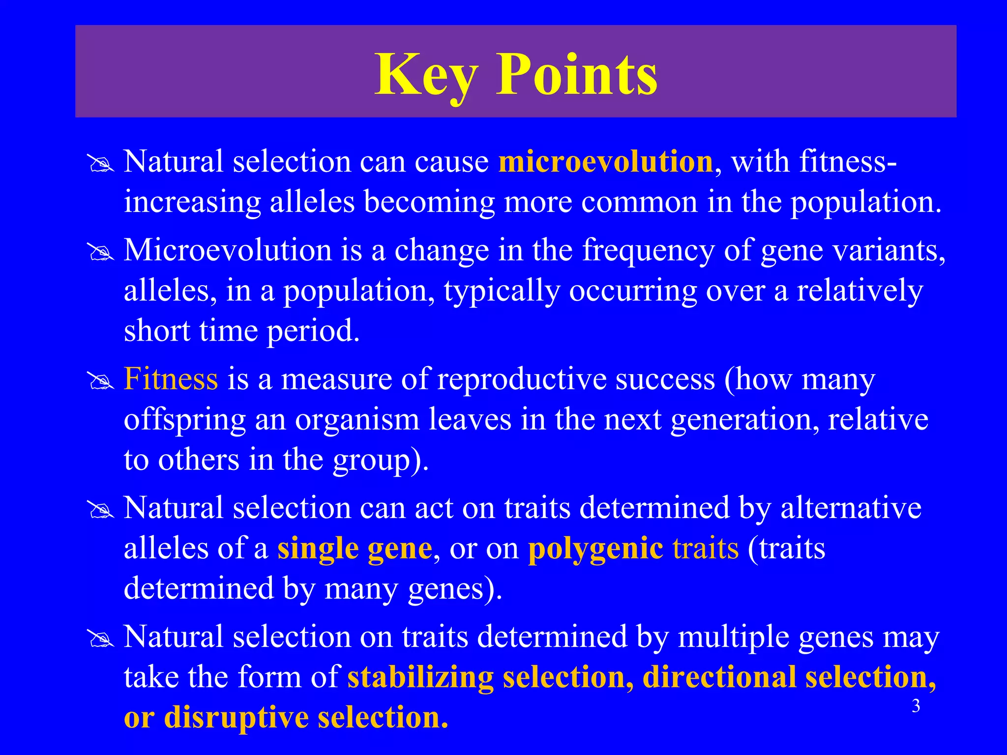 Natural Selection.ppt | Biological Sciences | Science