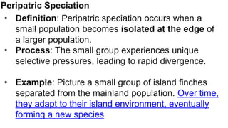 NATURAL SELECTION AND SPECIATION WIP.pptx