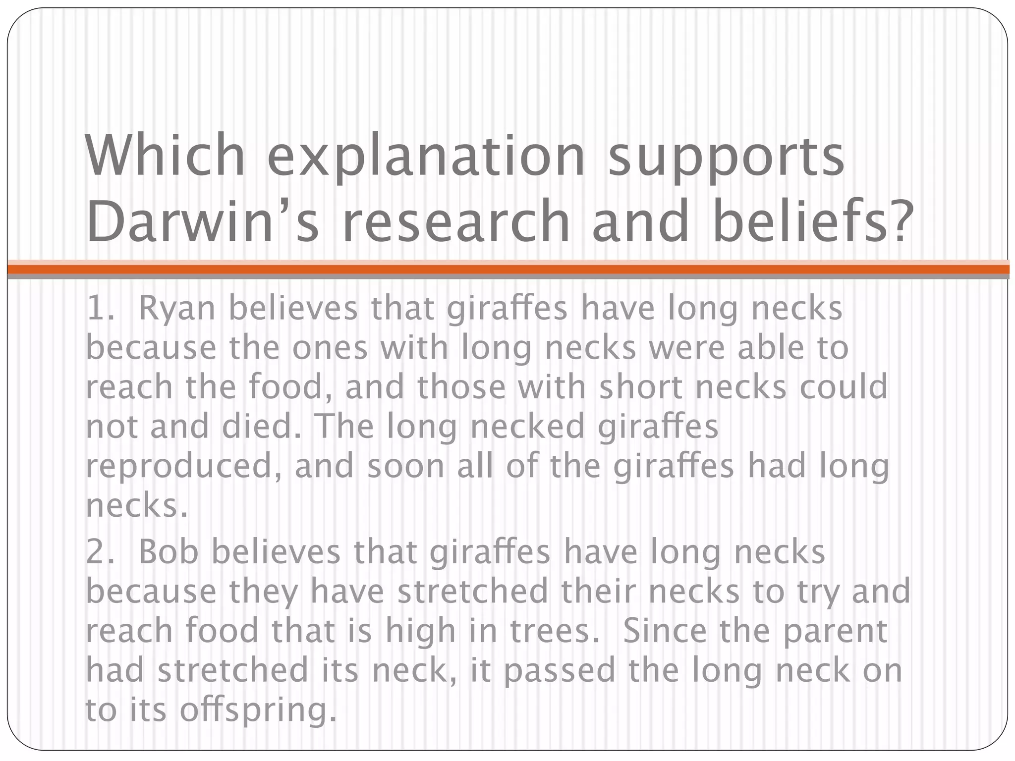 Natural selection review ppt | KEY